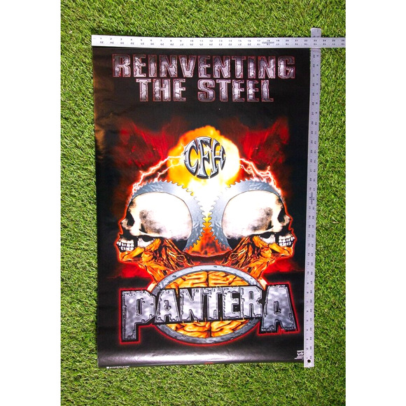 Art | Pantera Poster Reinventing The Steel Original Vintage 200 Nos ...